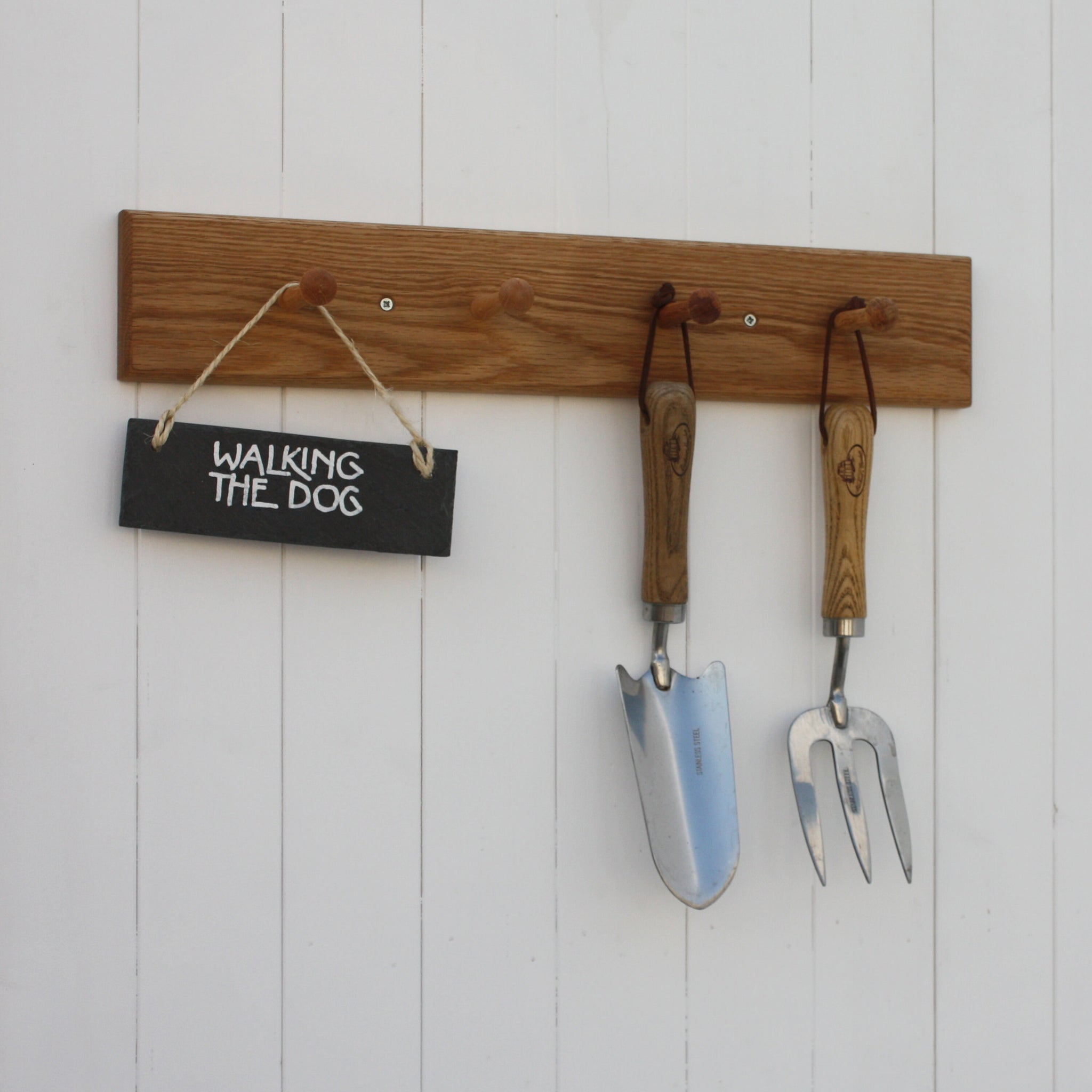 Solid Oak Shaker Peg Rail | Home Storage | a+b furniture